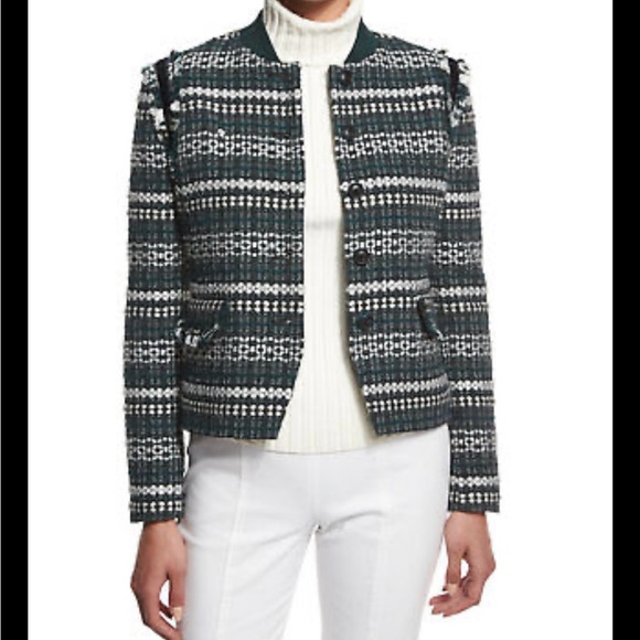 Tory Burch | Jackets & Coats | Tory Burch Tweed Blazer Size 8 | Poshmark